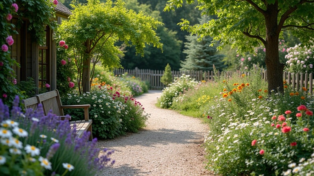 19 Cozy Country Flower Garden Landscaping Ideas for a Rustic Touch
