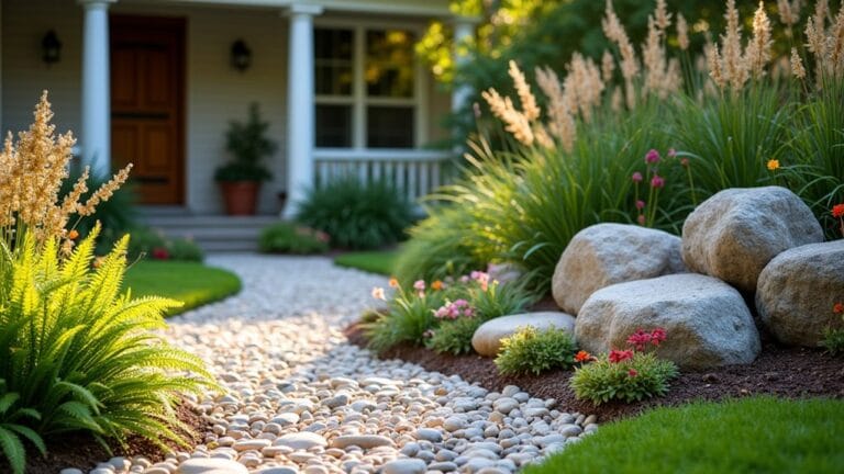 21 Clever Rock Landscaping Around House Ideas to Boost Curb Appeal