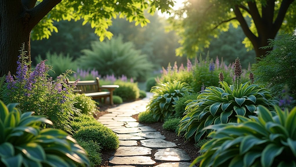 21 Elegant Hostas Flower Bed Landscaping Ideas for Shade Gardens
