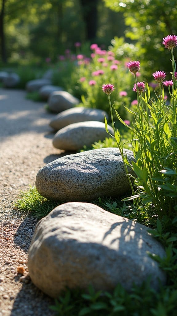 23 Beautiful Rock Landscaping Borders and Edging to Define Your Space