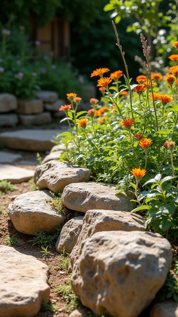 23 Beautiful Rock Landscaping Borders and Edging to Define Your Space