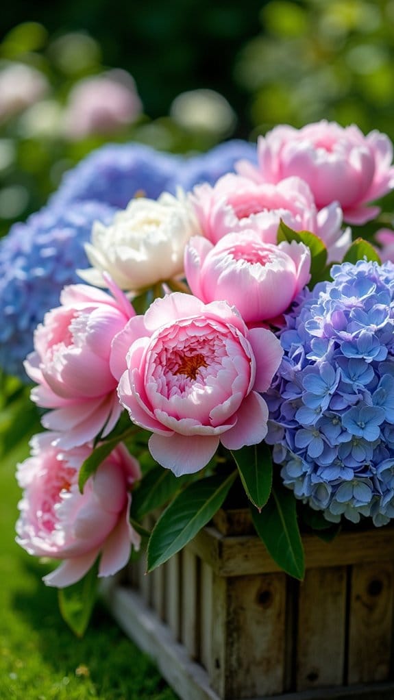 23 Lush Peonies and Hydrangea Landscaping Ideas for Classic Gardens