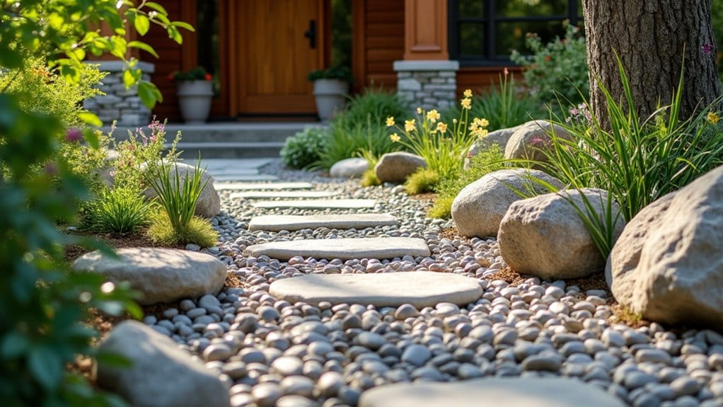 21 Thoughtful Rock Landscaping Around Foundations That Boost Appeal