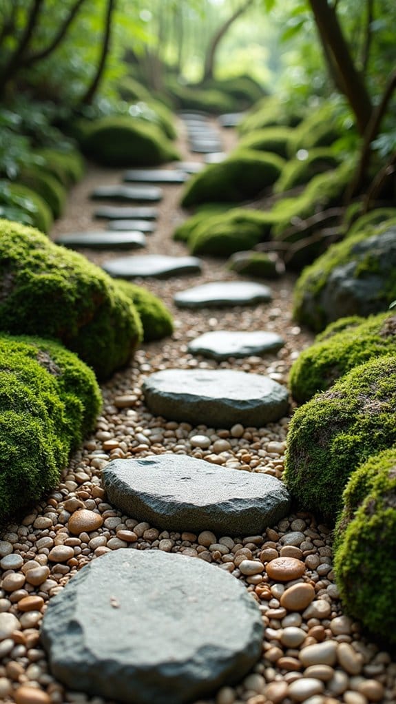 23 Zen Rock Landscaping With Stepping Stones for a Peaceful Path