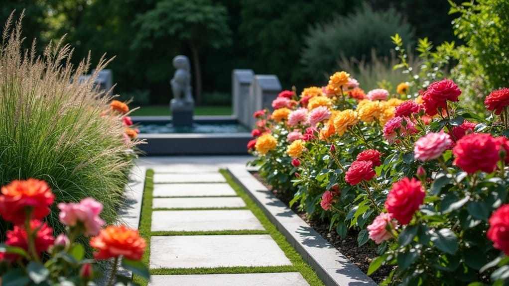 17 Sophisticated Modern Landscaping With Roses Ideas to Refresh Your Yard