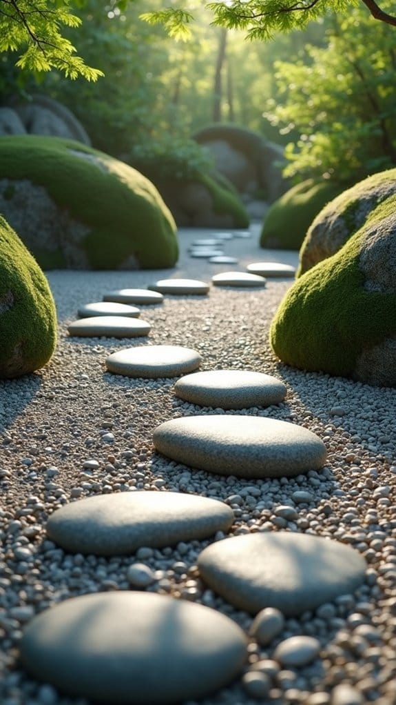 23 Zen Rock Landscaping With Stepping Stones for a Peaceful Path