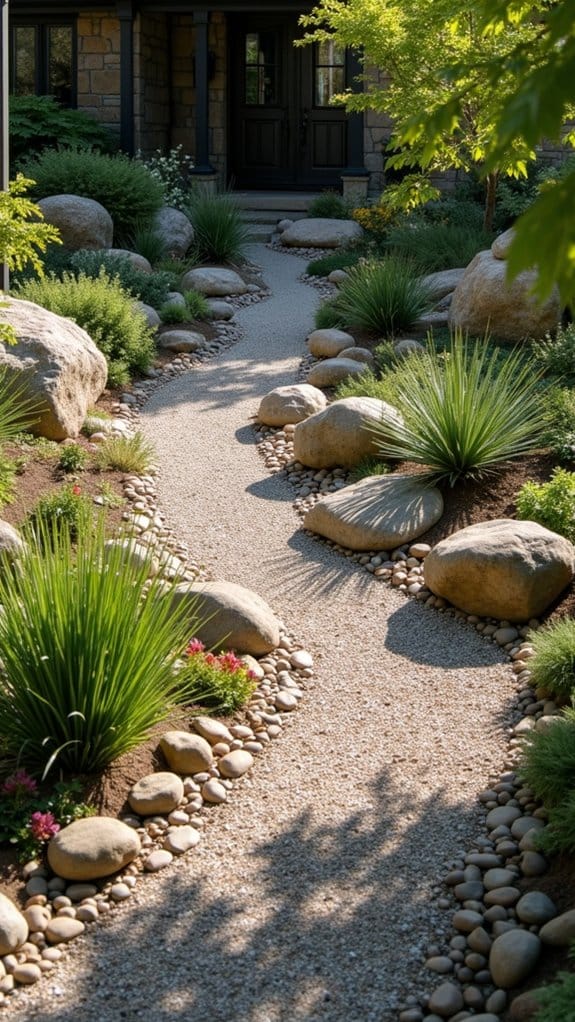 21 Clever Rock Landscaping Around House Ideas to Boost Curb Appeal