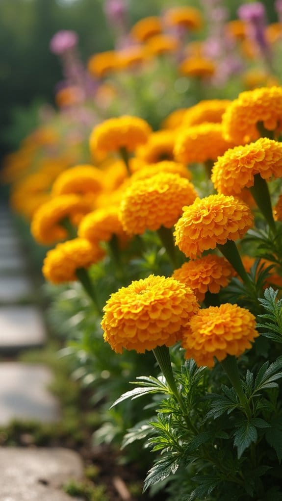23 Warm Marigold Landscaping Ideas That Brighten Borders