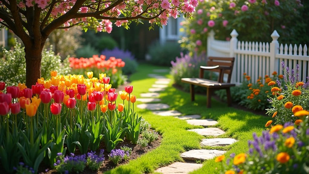 24 Colorful Front Yard Landscaping Ideas With Flowers That Brighten Any ...