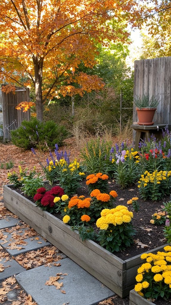 24 Cozy Fall Flower Garden Ideas With Warm Color Appeal