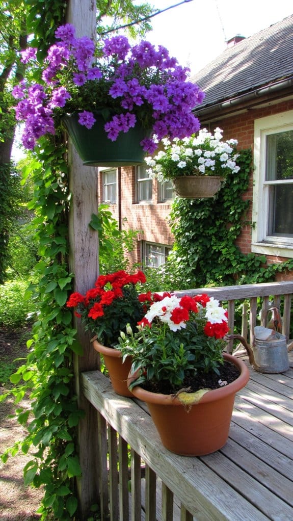 22 Charming Hanging Flower Basket Ideas That Add Vertical Interest