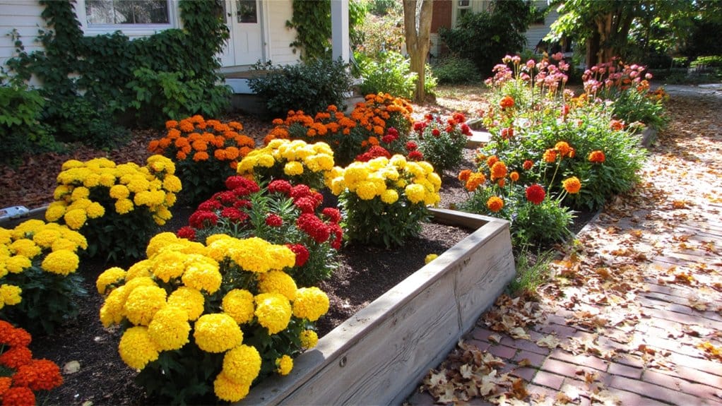 24 Cozy Fall Flower Garden Ideas With Warm Color Appeal