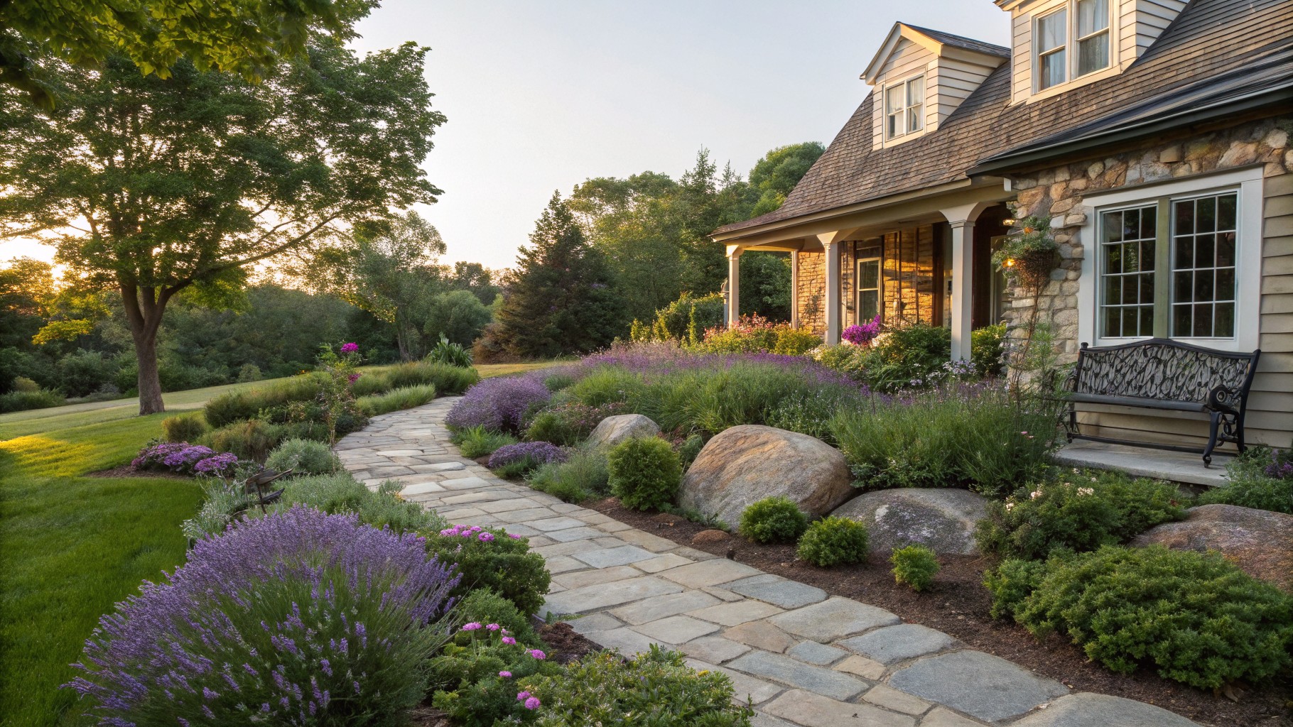 17 Artistic Landscaping With Boulders in Flower Beds That Make an Impact